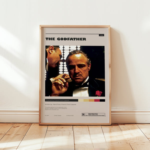 The Godfather Poster, Al Pacino Wall Art, Minimalist Wall Decor, Class ...