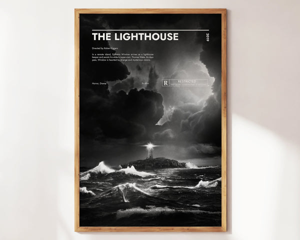 The Lighthouse Poster A24 Art Print Movie Posters Gift for Movie lover ...