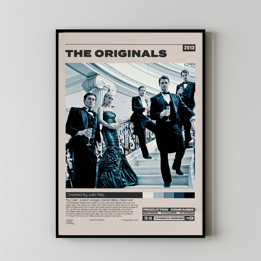 The Originals Poster, Julie Plec, Minimalist Tv Series, Vintage Retro ...