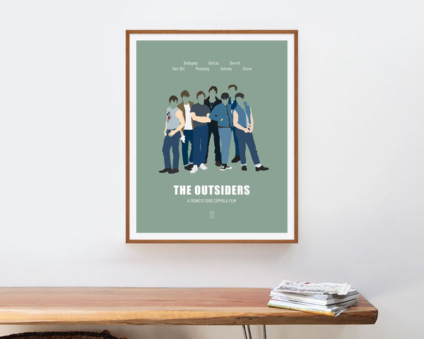 The Outsiders - Minimalist Poster, The Outsiders Movie, Diane Lane, Ma ...
