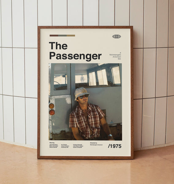 The Passenger Movie Poster - Jack Nicholson Antonioni - Vintage Minima ...