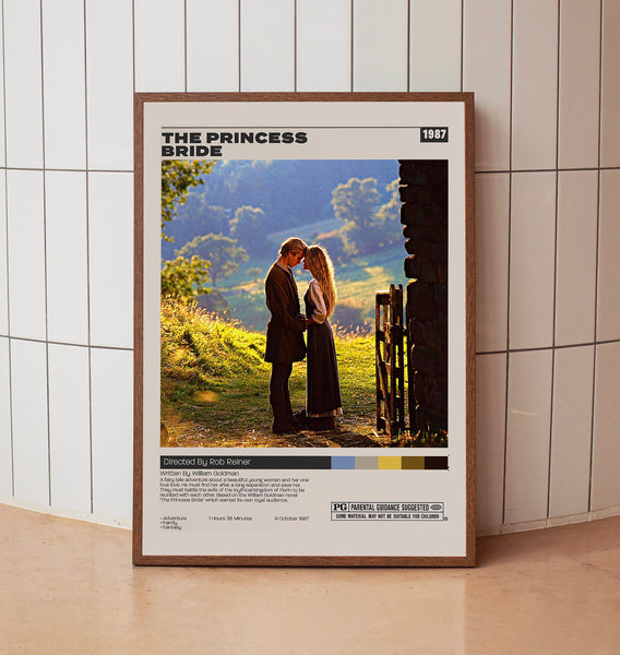 The Princess Bride, Rob Reiner, Minimalist Movie Poster, A3 poster ...