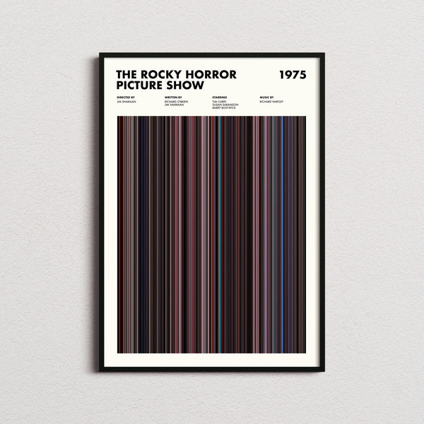 The Rocky Horror Picture Show Movie Barcode Print, The Rocky Horror Pi ...