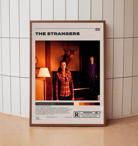 The Strangers Poster, Bryan Bertino, Minimalist Movie Poster – mythicwall