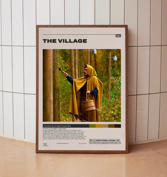 The Village Poster, M. Night Shyamalan, Minimalist Movie Poster ...