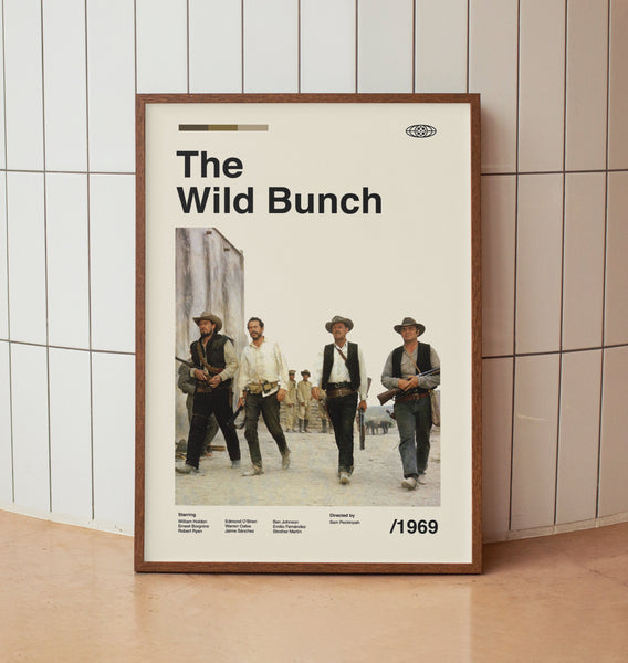 The Wild Bunch Vintage Movie Poster - American Western Cowboy Film - M ...