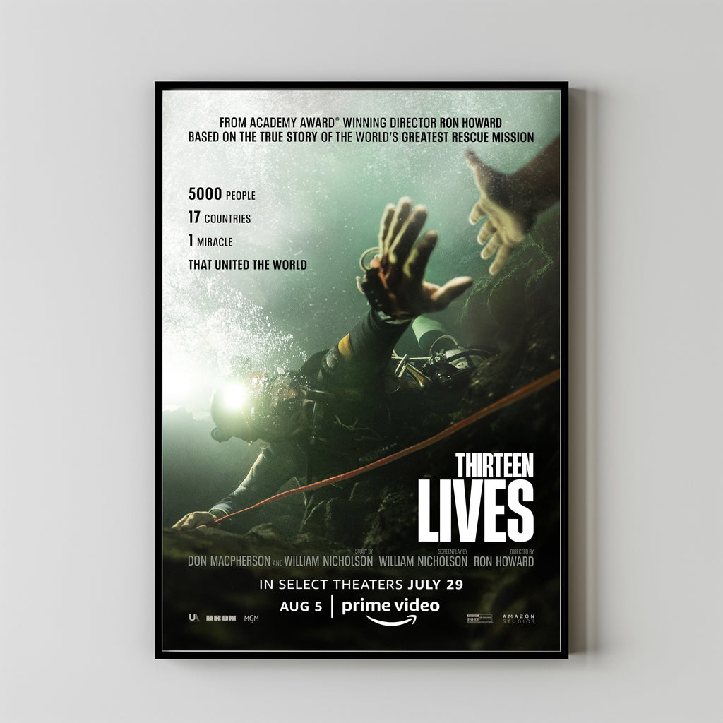 Thirteen Lives Movie Poster,Film Fan Collectibles,Vintage Movie Poster ...