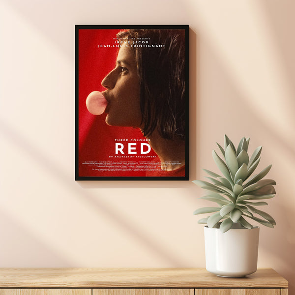 Three Colors Red Movie Poster,Film Fan Collectibles,Vintage Movie Post ...