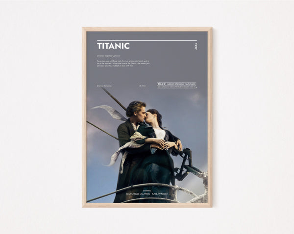 Titanic Poster Art Print Movie Posters Gift for Movie lovers 130158063 ...