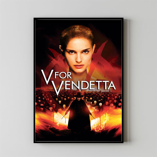V for Vendetta Movie Poster,Film Fan Collectibles,Vintage Movie Poster ...