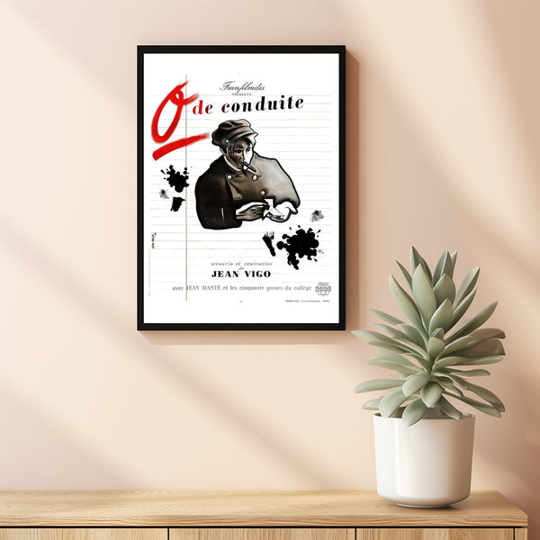 Zero for Conduct (1933) Poster, Minimalist Movie Poster, Film Poster ...