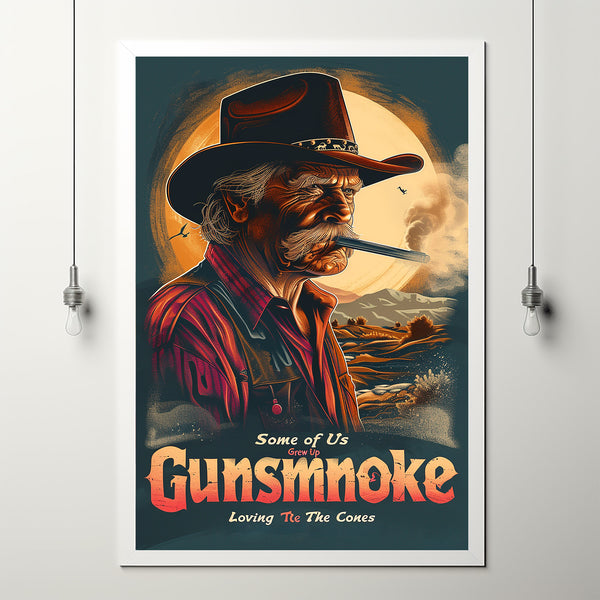 Some Of Us Grew Up Loving Gunsmoke The Cool Ones Still Do Poster, Guns ...